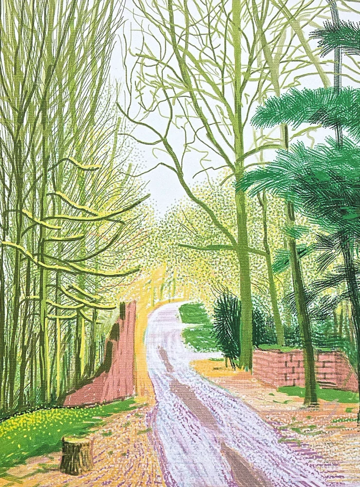 David Hockney - The Arrival of Spring in Woldgate 30 March 143/500 ...