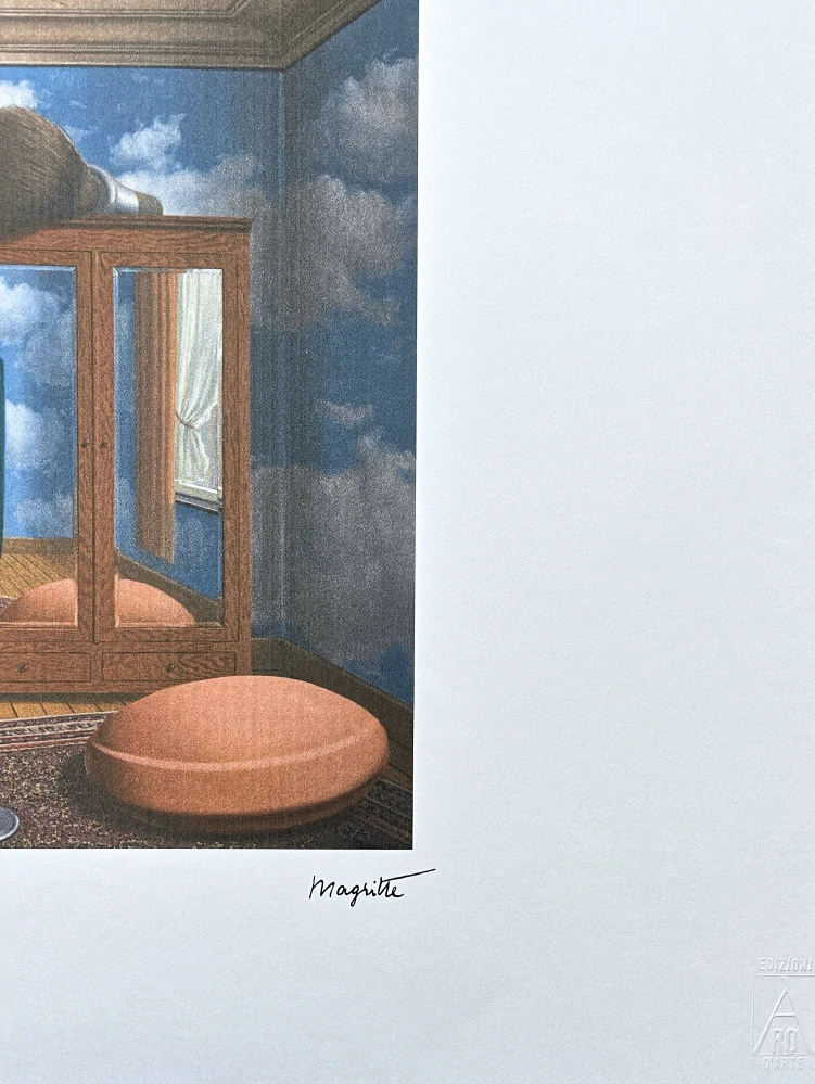 René Magritte - Personal Values 21/100 - limitovaná edice, 70x50cm ...